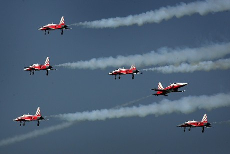 Member Swiss Air Force Jet Aerobatic Editorial Stock Photo - Stock ...