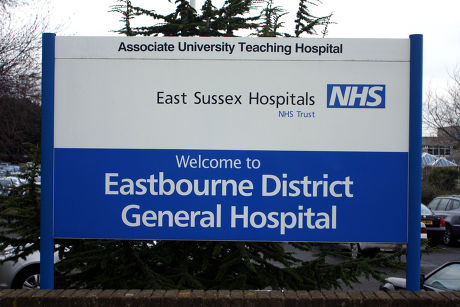 Eastbourne District General Hospital Where 15yearold Editorial Stock ...