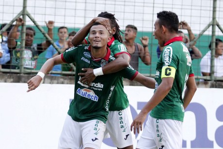 Marathons Players Celebrate After Scoring Against Editorial Stock Photo ...