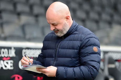 Rochdale Manager Keith Hill Signs Autographs Editorial Stock Photo ...