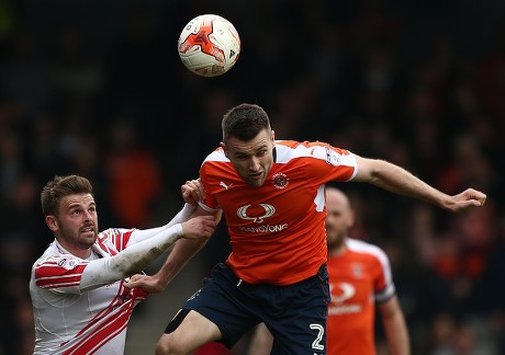 Matt Godden Stevenage Battles Stephen Odonnell Editorial Stock Photo ...
