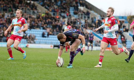 Max Bodilly Exeter Chiefs Goes Over Editorial Stock Photo - Stock Image ...