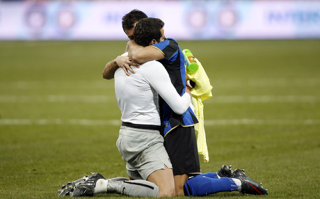 Dejan Stankovic Inter Milan Celebrates End Editorial Stock Photo ...