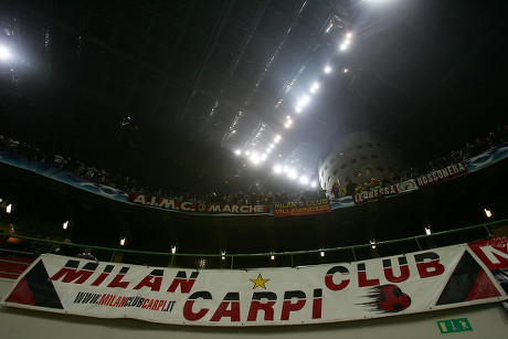 Ac Milan Banner Inside San Siro Editorial Stock Photo - Stock Image ...