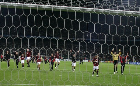 Ac Milan Players Celebrate End Match Editorial Stock Photo - Stock ...