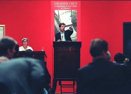 Christies Auctioneer Paul Bowker Takes Bids Editorial Stock Photo ...