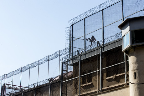Prisoner Walks On Roof Modelo Prison Editorial Stock Photo - Stock ...
