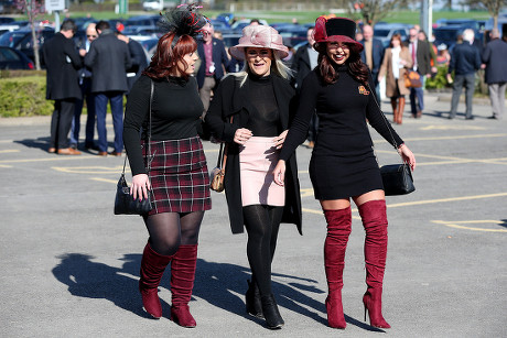 Female Racegoers Arrive During Day Two Editorial Stock Photo - Stock ...