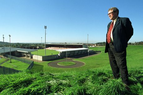 Brian Lomax Outside Northamptons Sixfields Stadium Editorial Stock ...