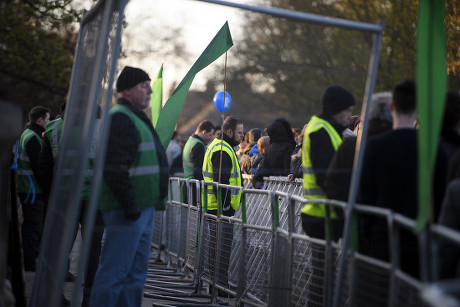 Security Guards Prevent People Jumping Magdalen Editorial Stock Photo ...