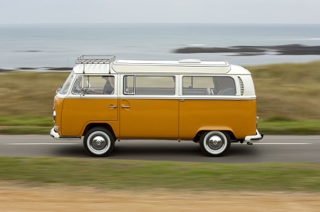 Classic Bay Window Vw Devon Camper Editorial Stock Photo - Stock Image ...