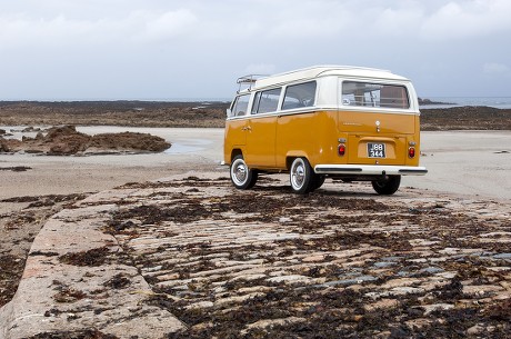 Classic Bay Window Vw Devon Camper Editorial Stock Photo - Stock Image ...