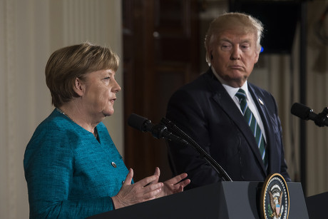 Donald Trump Angela Merkel Editorial Stock Photo - Stock Image ...