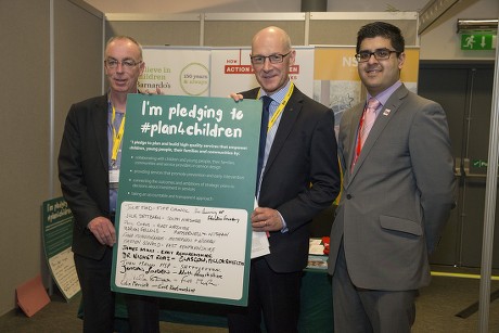 Eddie Follan Barnardos Scotland John Swinney Editorial Stock Photo ...