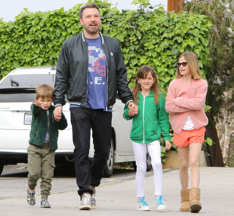 Ben Affleck Son Samuel Affleck Daughters Editorial Stock Photo - Stock ...