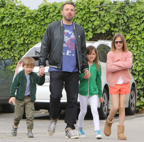 Ben Affleck Son Samuel Affleck Daughters Editorial Stock Photo - Stock ...