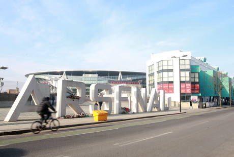 Large Lettering Spelling Out Arsenal Infront Editorial Stock Photo ...