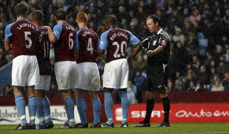 Referee Rob Styles Moves Back Aston Editorial Stock Photo - Stock Image ...