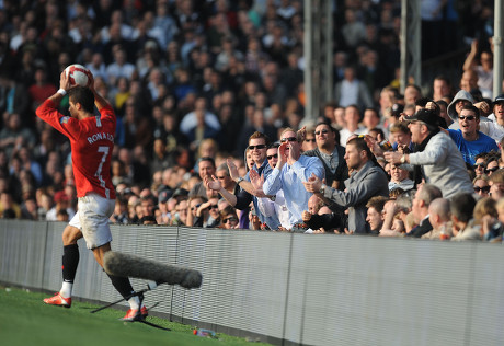 Cristiano Ronaldo Manchester United Gets Stick Editorial Stock Photo ...