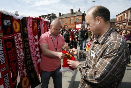 Journalist Phil Daoust Inside Anfield Home Editorial Stock Photo ...