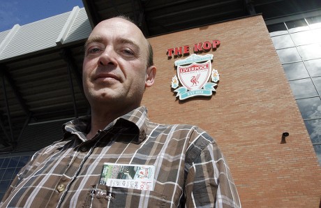 Journalist Phil Daoust Outside Anfield Home Editorial Stock Photo ...