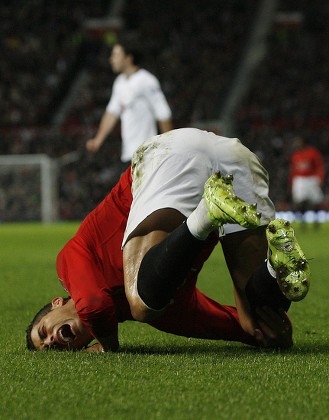 Cristiano Ronaldo Manchester United Goes Down Editorial Stock Photo ...