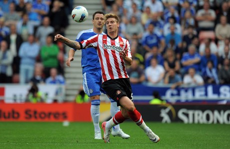 Nicklas Bendtner Sunderland Holds Ball John Editorial Stock Photo ...