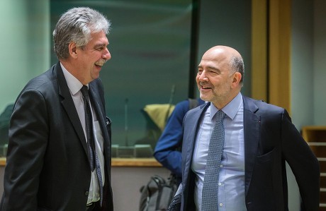 Hans Joerg Schelling Pierre Moscovici Editorial Stock Photo - Stock ...