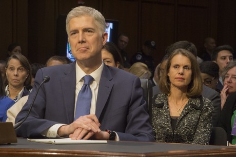 Justice Neil Gorsuch Mrs Louise Gorsuch Editorial Stock Photo - Stock ...