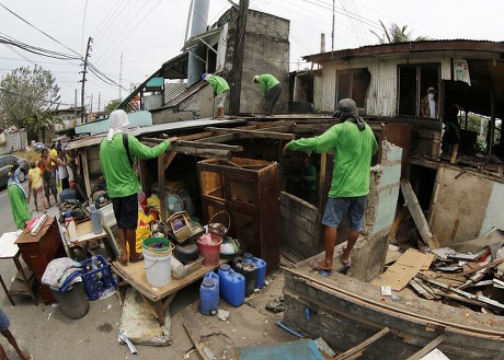 Members Filipino Demolition Team Tear Down Editorial Stock Photo ...
