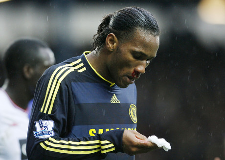 Didier Drogba Chelsea Wipes Blood That Editorial Stock Photo - Stock ...