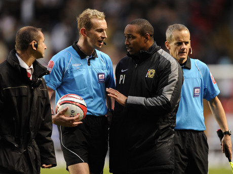 Mk Dons Manager Paul Ince Argues Editorial Stock Photo - Stock Image ...