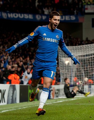 Eden Hazard Chelsea Celebrates Scoring Winning Editorial Stock Photo ...
