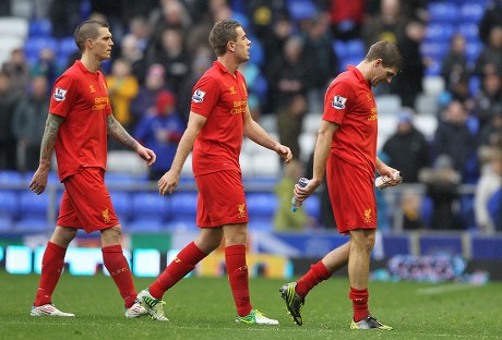 Liverpool Players Daniel Agger Jordan Henderson Editorial Stock Photo ...