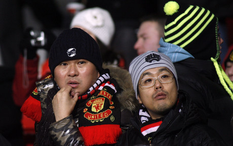 Manchester United Fans Wrap Warm On Editorial Stock Photo - Stock Image ...