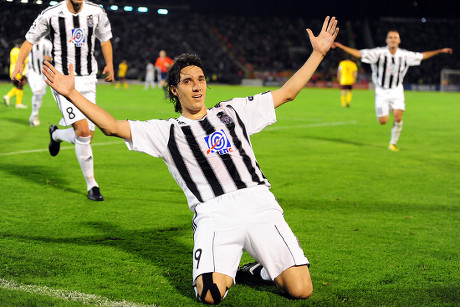 Cleo Fk Partizan Belgrade Celebrates His Editorial Stock Photo - Stock ...