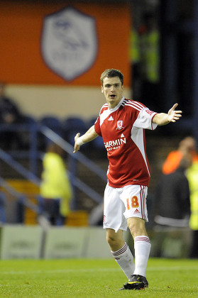 Adam Johnson Middlesbrough Celebrates His Equaliser Editorial Stock ...
