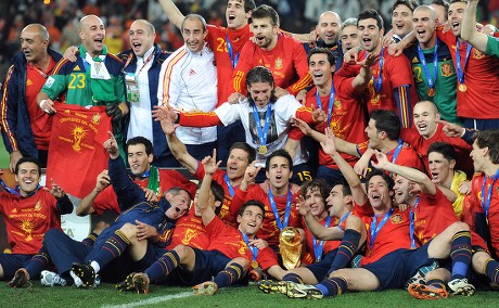 Spain Celebrate Fifa World Cup South Editorial Stock Photo - Stock ...