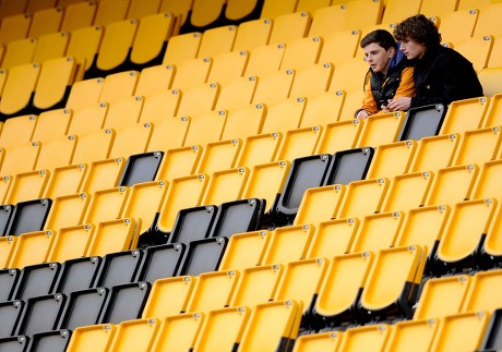 Two Dejected Wolverhampton Wanderers Fans Sit Editorial Stock Photo ...
