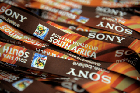 Credential Lanyards Sony 2010 Fifa World Editorial Stock Photo - Stock ...