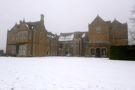 Exterior Fawsley Hall Northamptonshire Britain Grade Editorial Stock ...