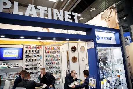Visitors Talk Stand Polish Distributor Platinet Editorial Stock Photo ...
