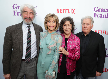 SAM WATERSTON JANE FONDA LILY TOMLIN Editorial Stock Photo - Stock ...