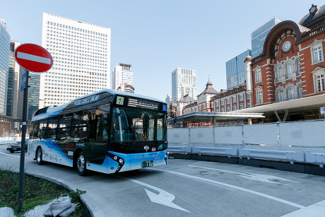 Hydrogen Fuel Cell Bus Seen Tokyo Editorial Stock Photo - Stock Image ...