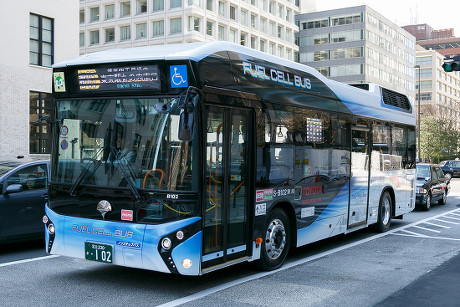 Hydrogen Fuel Cell Bus Seen Tokyo Editorial Stock Photo - Stock Image ...