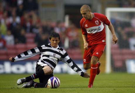 Dan Groves Darlington Graham Owens Middlesbrough Editorial Stock Photo ...