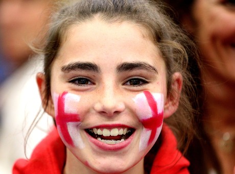 England Netball Fan Painted Face Cheers Editorial Stock Photo - Stock ...