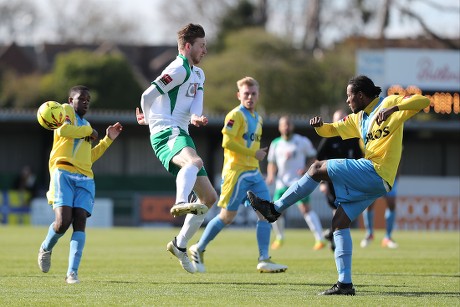Canvey Island Goalkeeper Conor Gough During Editorial Stock Photo ...