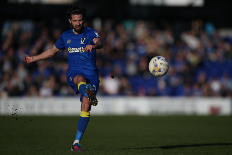 George Francomb Afc Wimbledon Shoots Goal Editorial Stock Photo - Stock ...