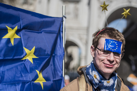 Thousands People Take Part Unite Europe Editorial Stock Photo - Stock ...